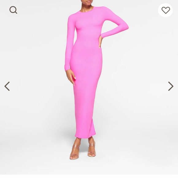 SKIMS | Dresses | Skims Fits Everybody Long Sleeve Dress | Poshmark